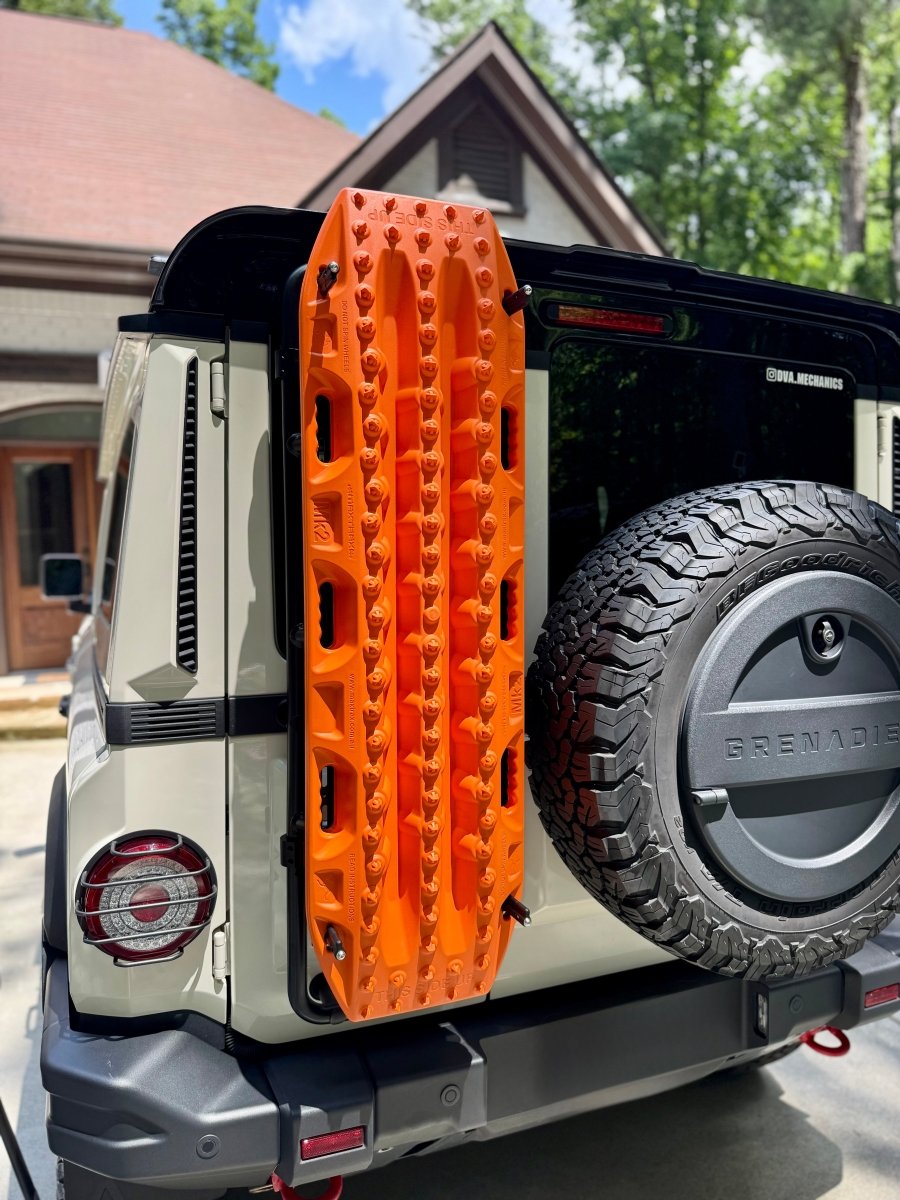 Rear Ladder-Mounted Recovery Board Carrier – Fits MaxTrax MKII, Lite ...